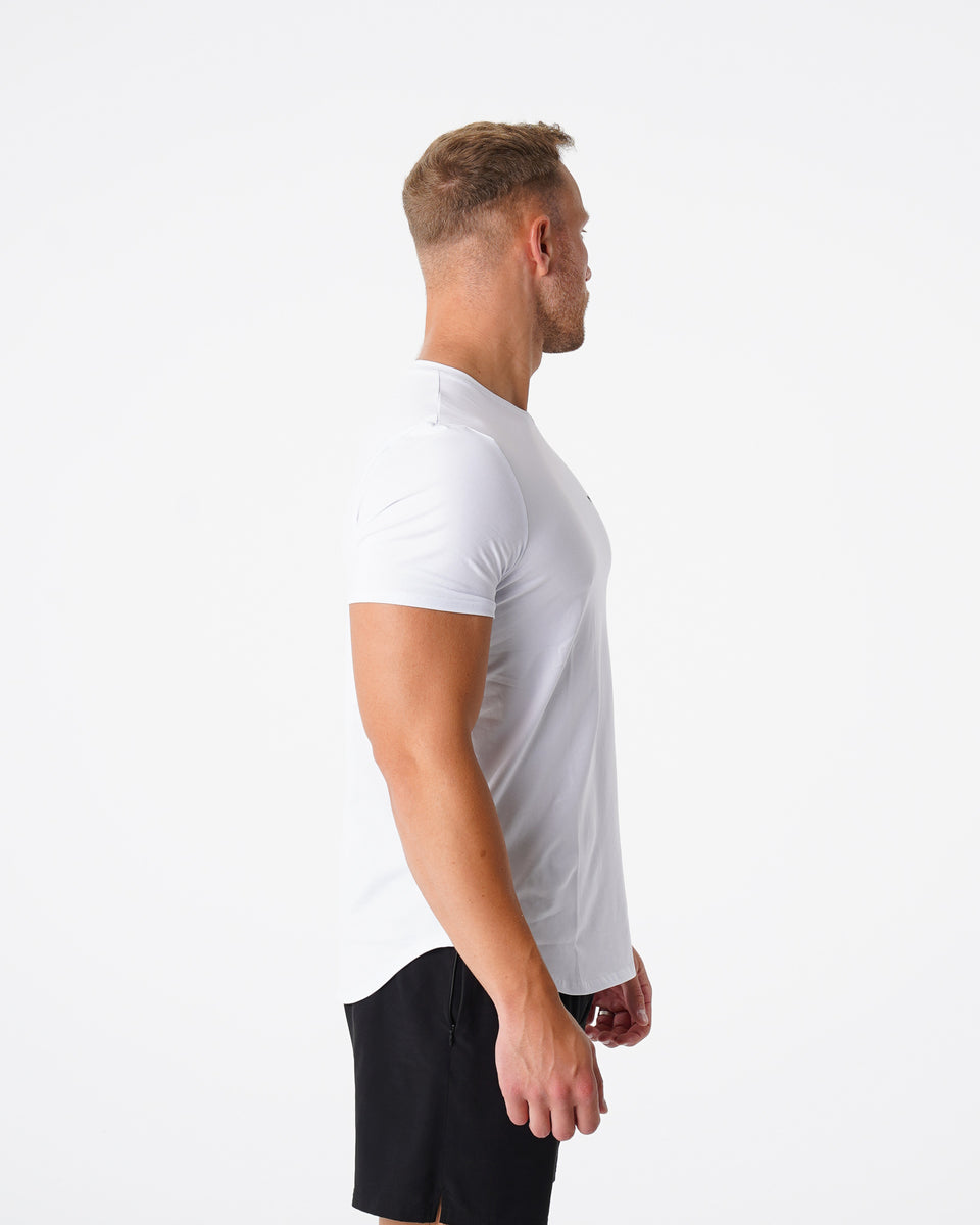 NVGTN Pulse Fitted Tee - White